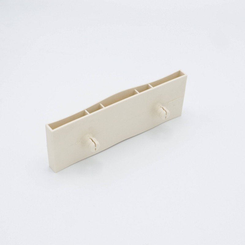 Plastic clip-on triple central slat fittings of 38x8mm | Spot Literie