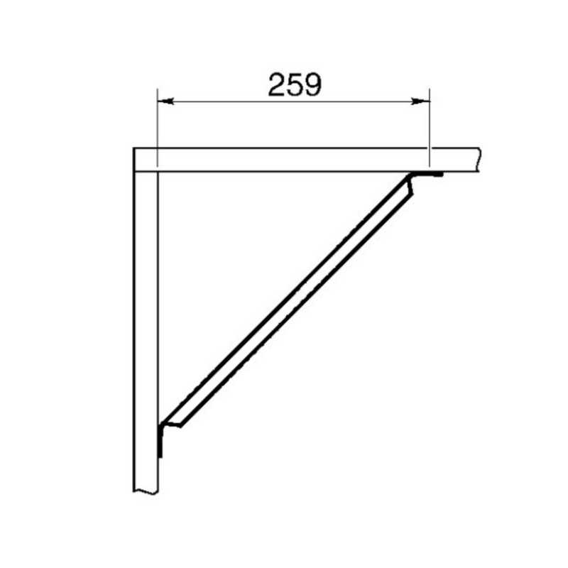RAIDISSEUR ANGLE PLAT