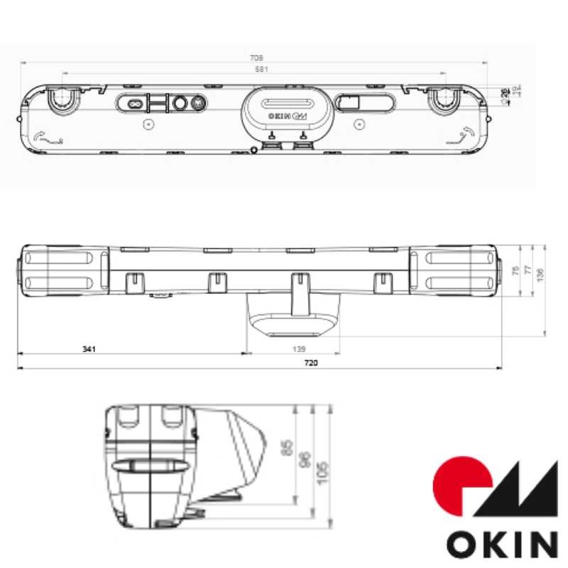 Moteur OKIMAT 4 IPSE DEWERT OKIN pour sommier relevable | Spot Literie
